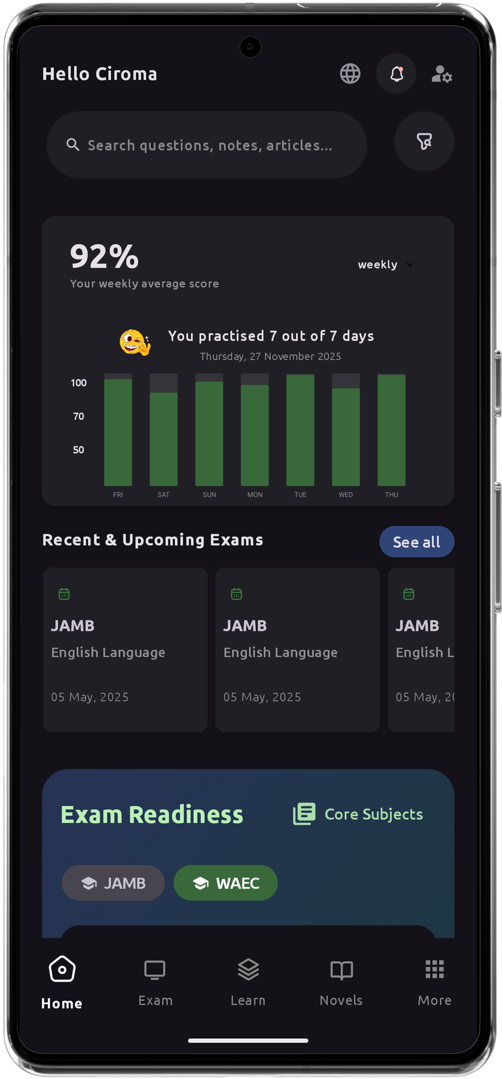 JAMB, WAEC and NECO Lesson Notes and Prep Materials